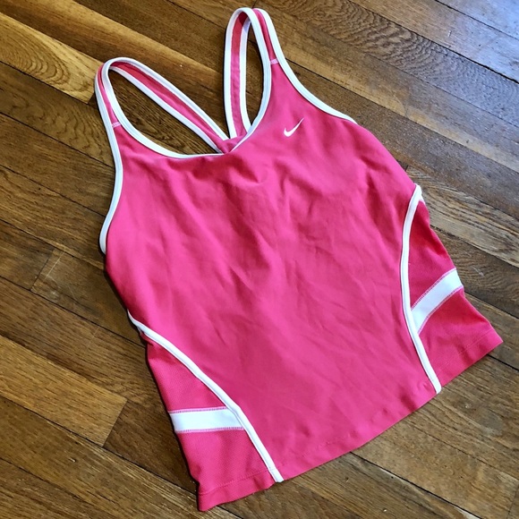 Nike | Tops | Nike Razor Back Workout Tank Top Pink Size M | Poshmark